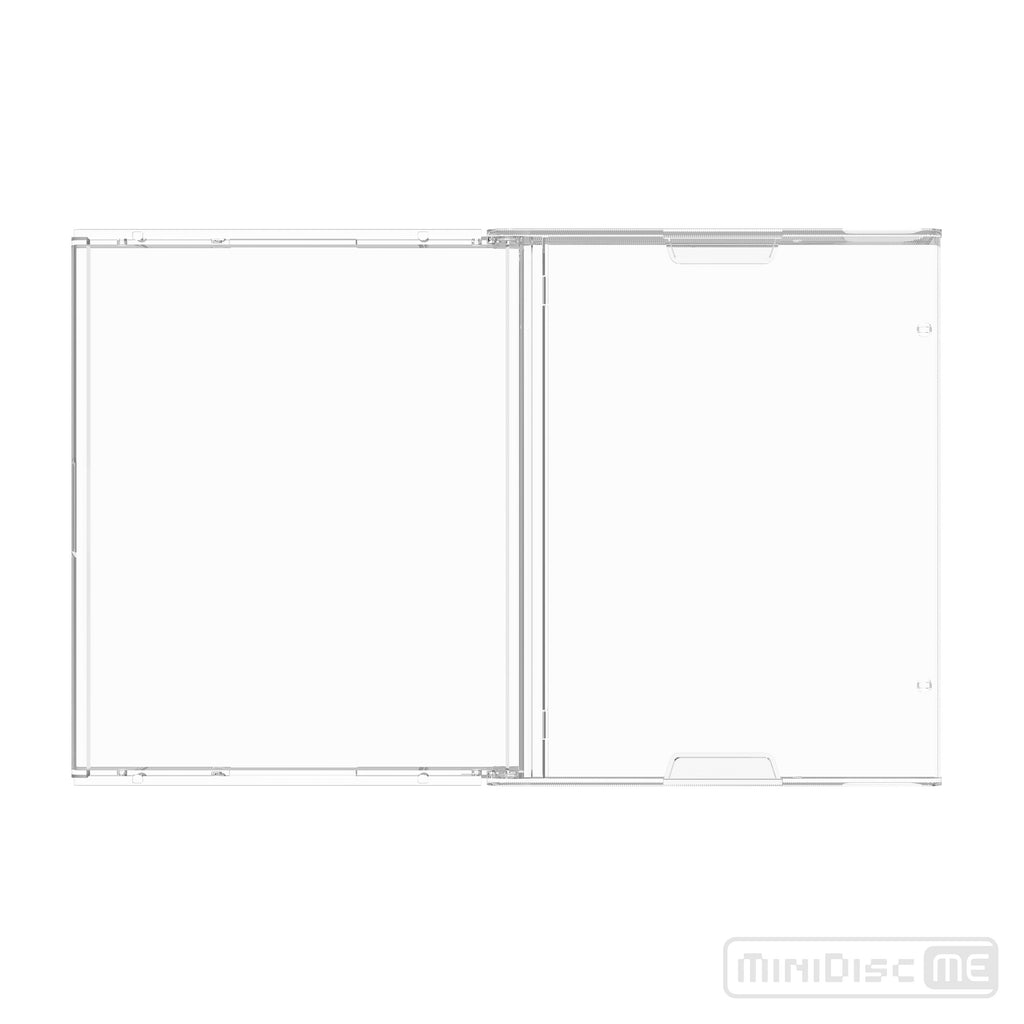 Clear MiniDisc Outer Case – MiniDisc.Me