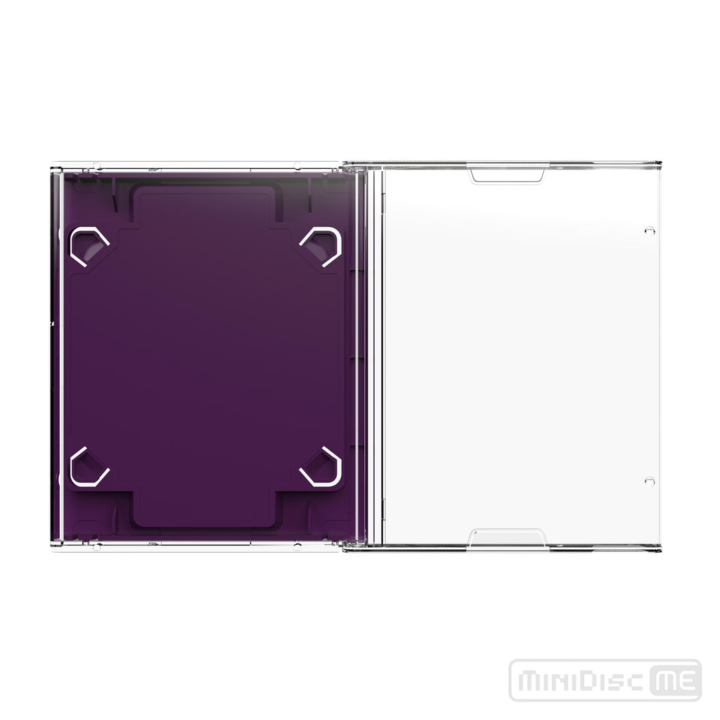 Purple MiniDisc Case – MiniDisc.Me